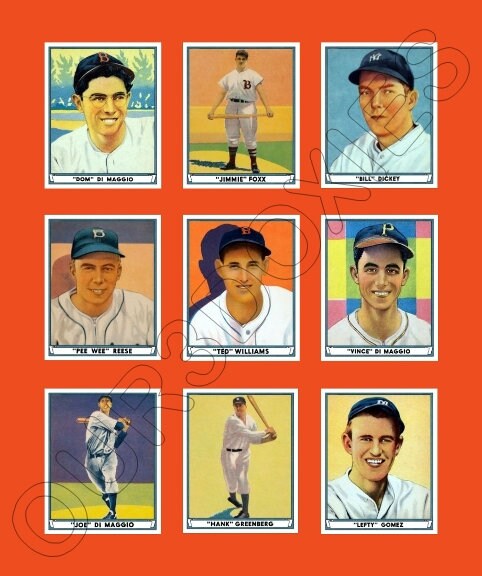 1941 Play Ball Baseball Cards Custom Made 1 Inch Album Binder FREE ...