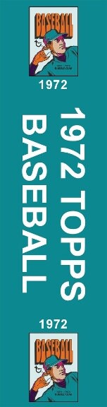 1972 Topps Baseball Cards Custom Made Binder Inserts 3 Sizes FREE ...