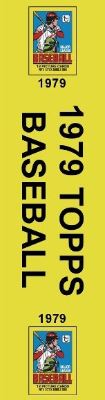 1979 Topps Baseball Cards Custom Made Binder Inserts 3 Sizes - Etsy