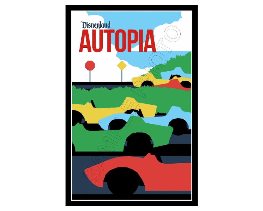 Disneyland Autopia #2 Poster 11X17 - Buy Any 2 Get 1 Free - FREE ...