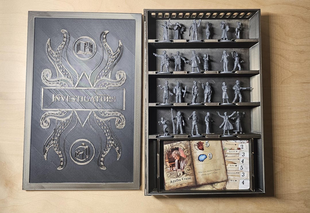 Mom - Investigator Figure Box W/ Card and NPC Token Holder Bundle - Etsy