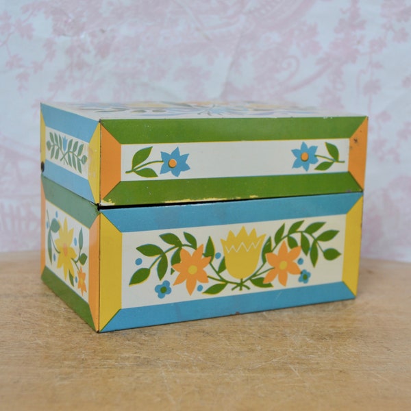 70s Recipe Box - Etsy