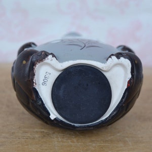 Vintage Bobblehead Turtle Ceramic Bank in Gray and Black Tuxedo With ...