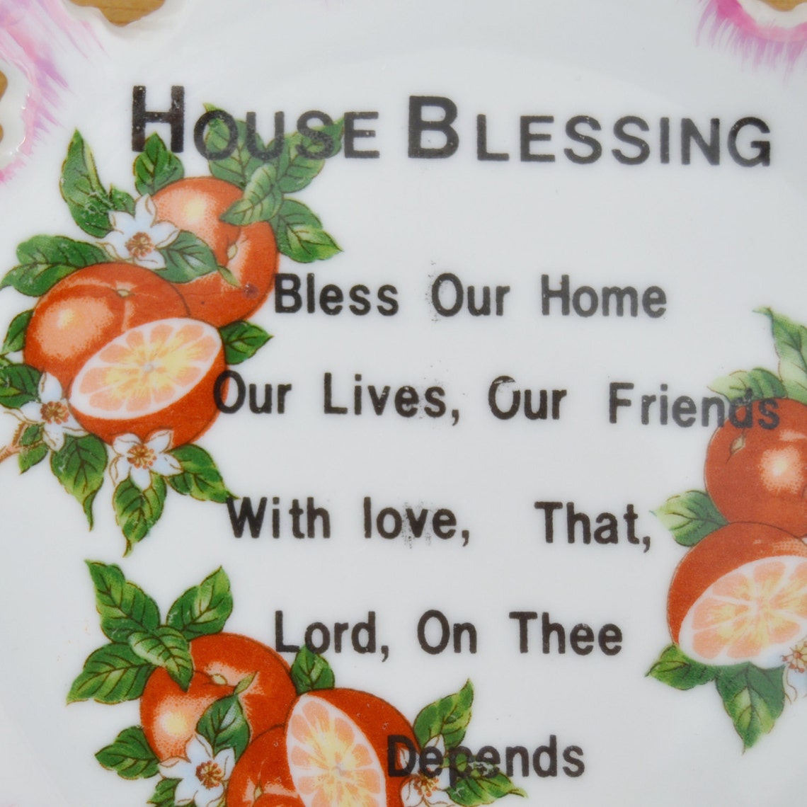 Vintage House Blessing Ceramic Wall Hanging Plate Florida | Etsy
