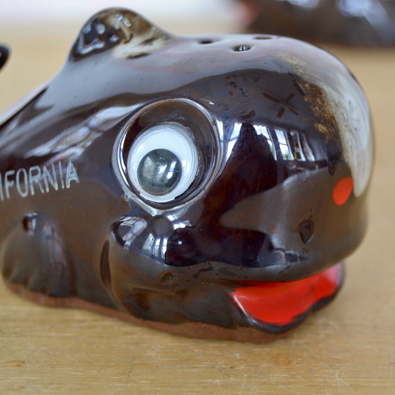 Vintage Whale Salt and Pepper Shakers Made of Redware Pottery - Etsy