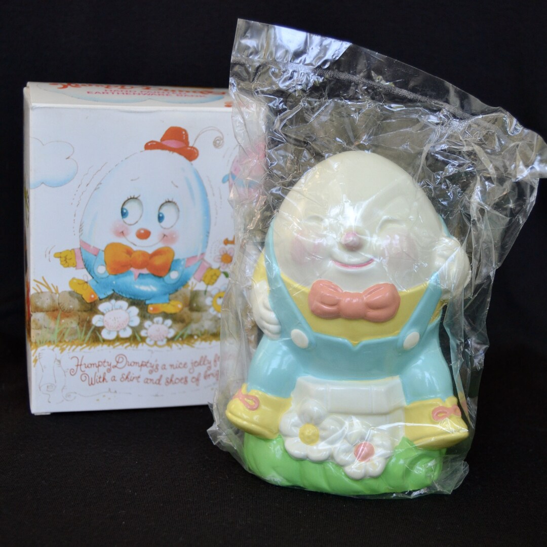 Vintage 1982 Humpty Dumpty Bank by Avon in Original Box and Packaging ...