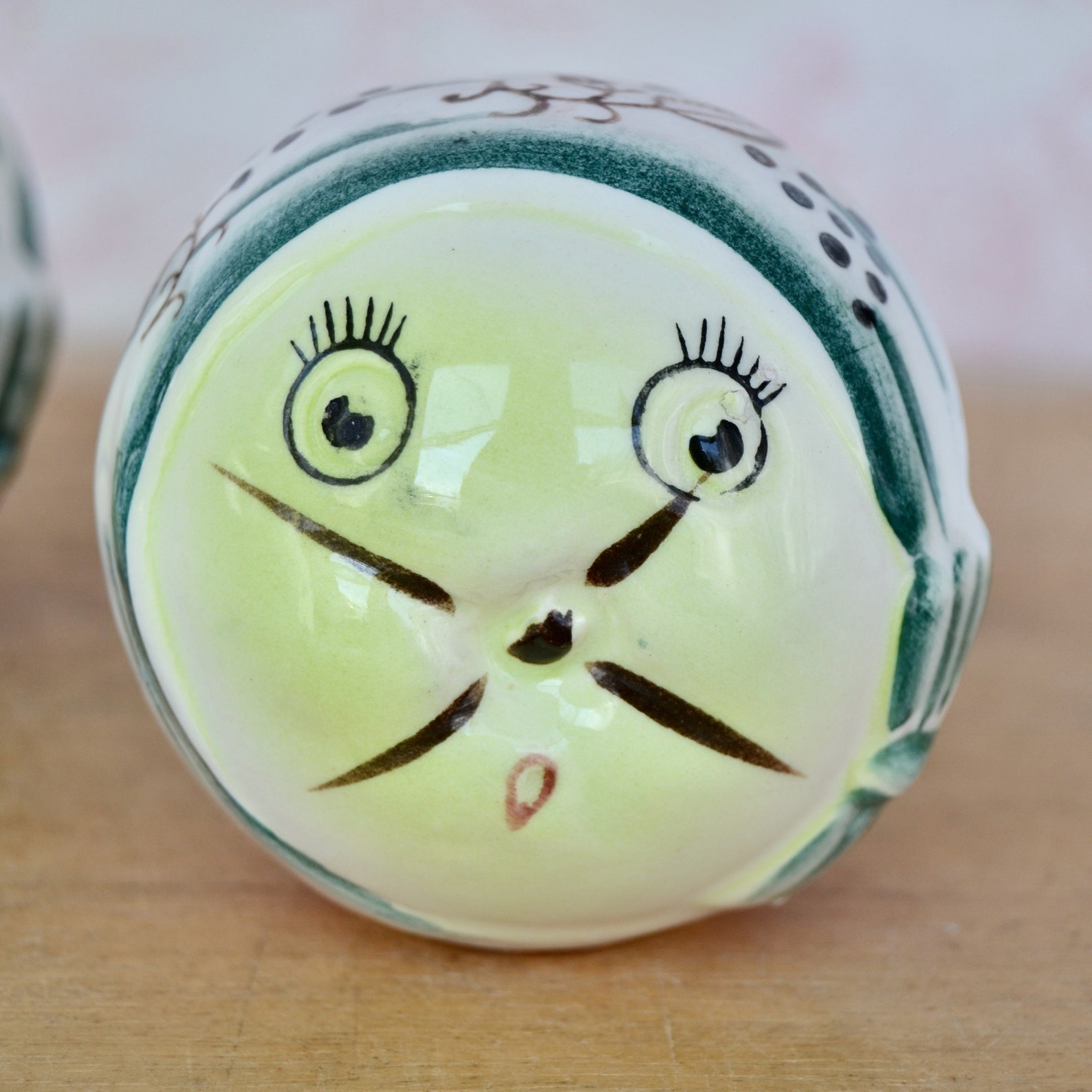 Vintage Peach Ceramic Salt and Pepper Shakers Made in Japan - Etsy