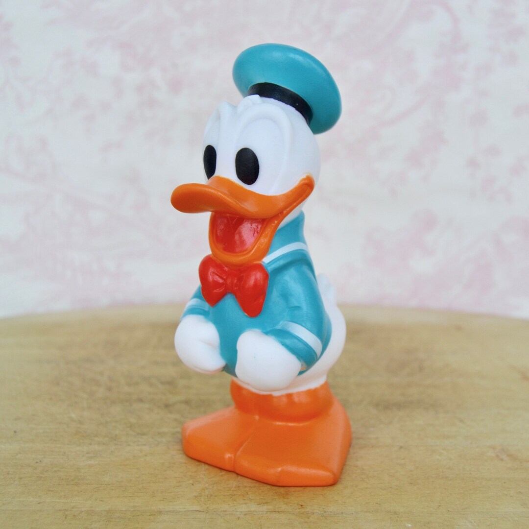 Vintage 1982 Donald Duck Rubber Toy by Walt Disney Productions Made in ...