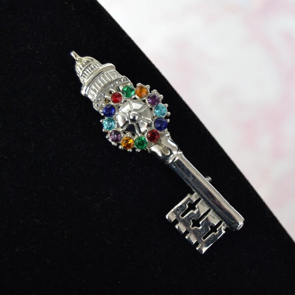 Key Brooch - Etsy