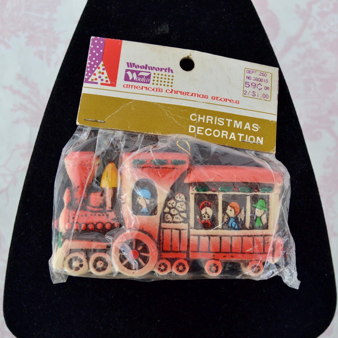 Vintage Rubber Train Christmas Ornament in Packaging Made in Japan - Etsy