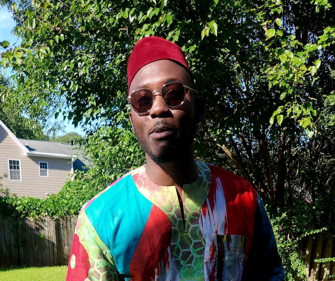 Nigerian African Men's Igbo Velvet Hat Cap Origin Nigeria Kuffi. Size ...