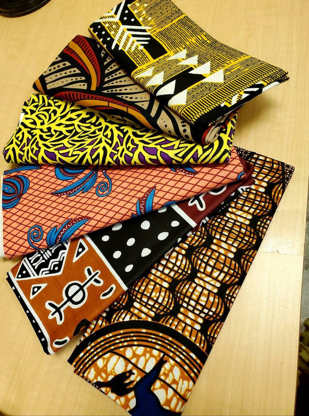 African Print Ankara Fabrics Kente Family/black & White 1YD or Bulk. - Etsy