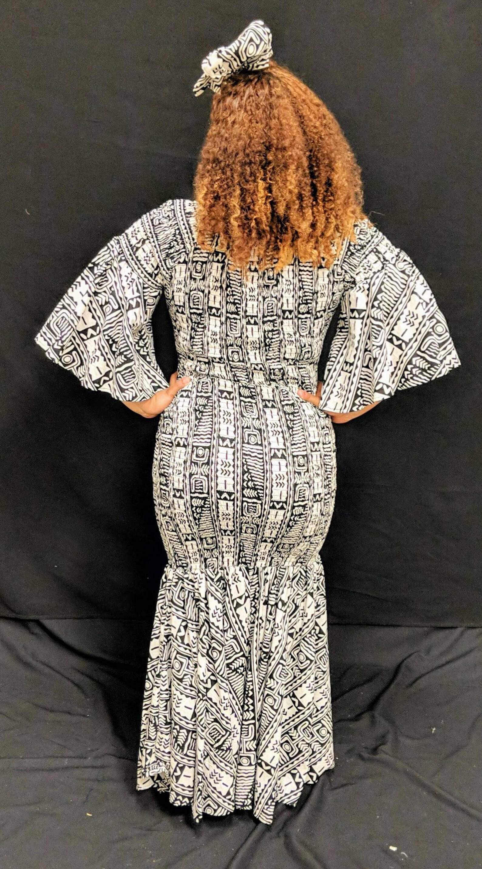 Fishtail Elastic Mermaid Maxi Ankara African Dress/african - Etsy