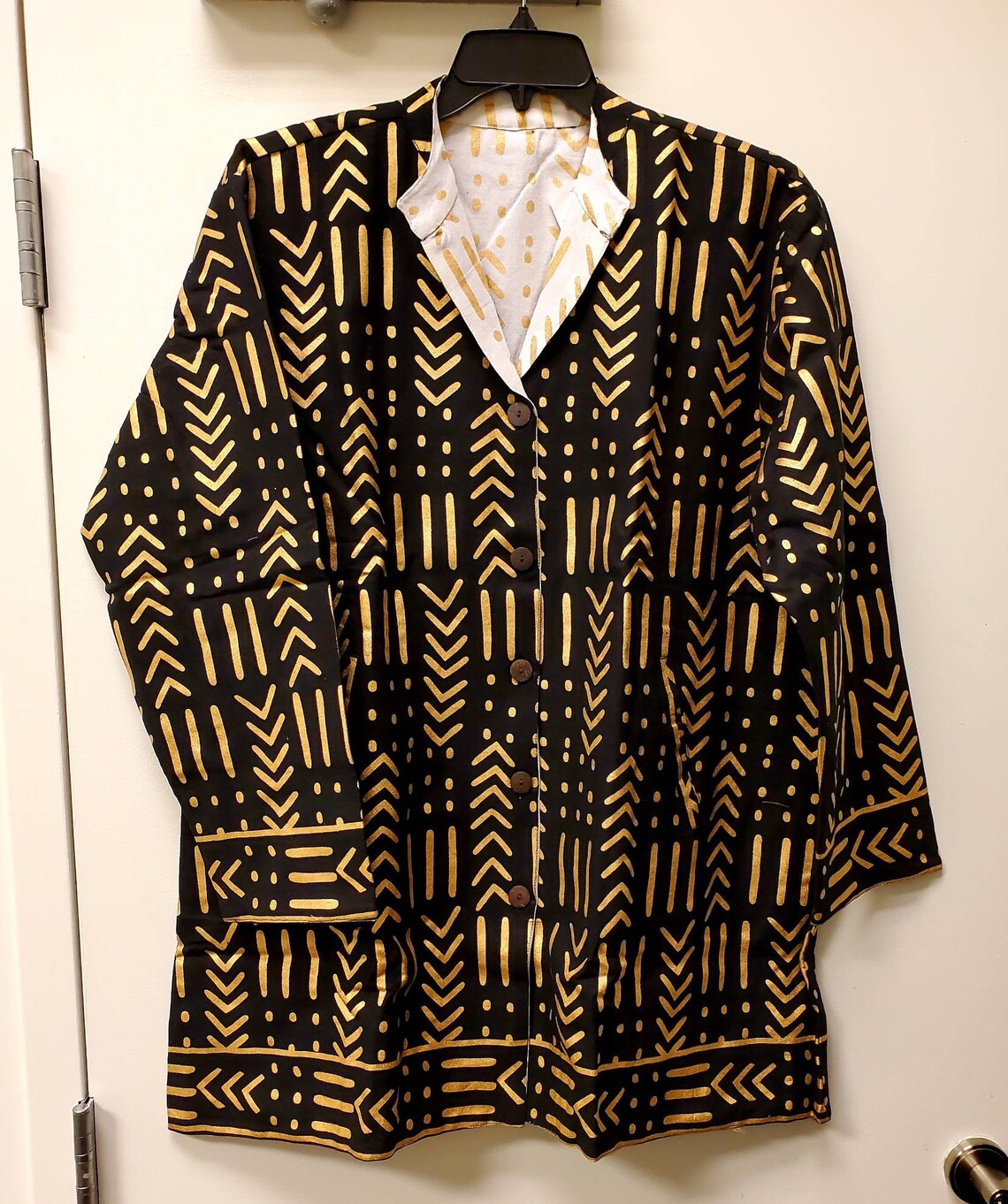 Reversible Mudcloth Print Swing Jacket/mudcloth Coats/belma - Etsy