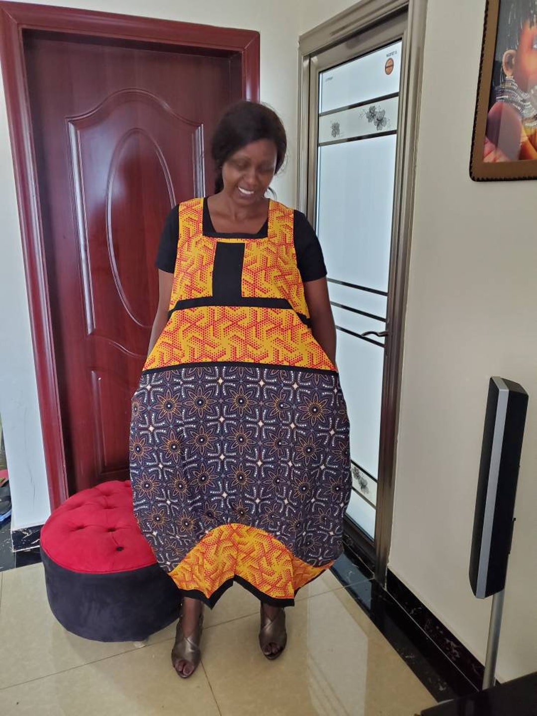 Khanga/ Lesso/ Quarky/ Bohemiam Dress 100% Cotton. - Etsy