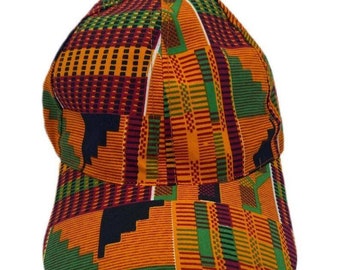African Print Cap - Etsy