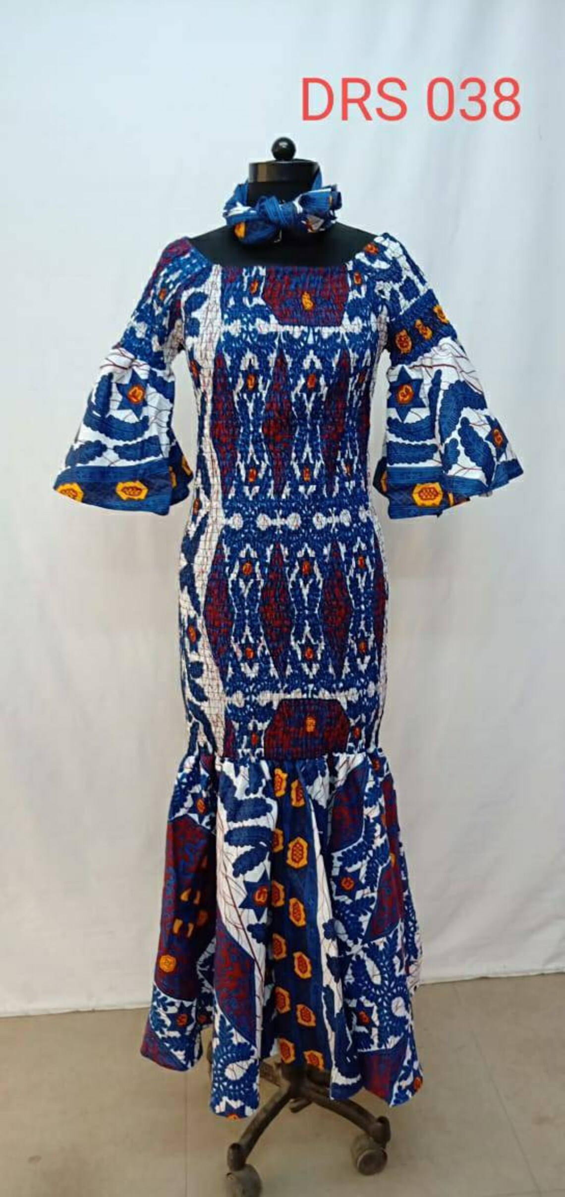 Fishtail Elastic Mermaid Maxi Ankara African Dress | Etsy