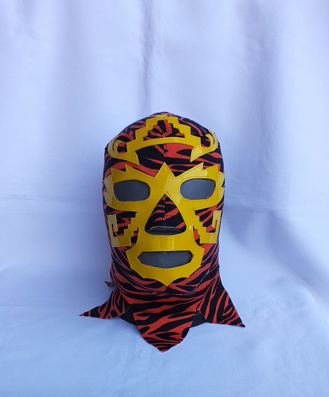 Azteca Kid Wrestling Style Mask Lucha Libre Costume Day of the Dead ...
