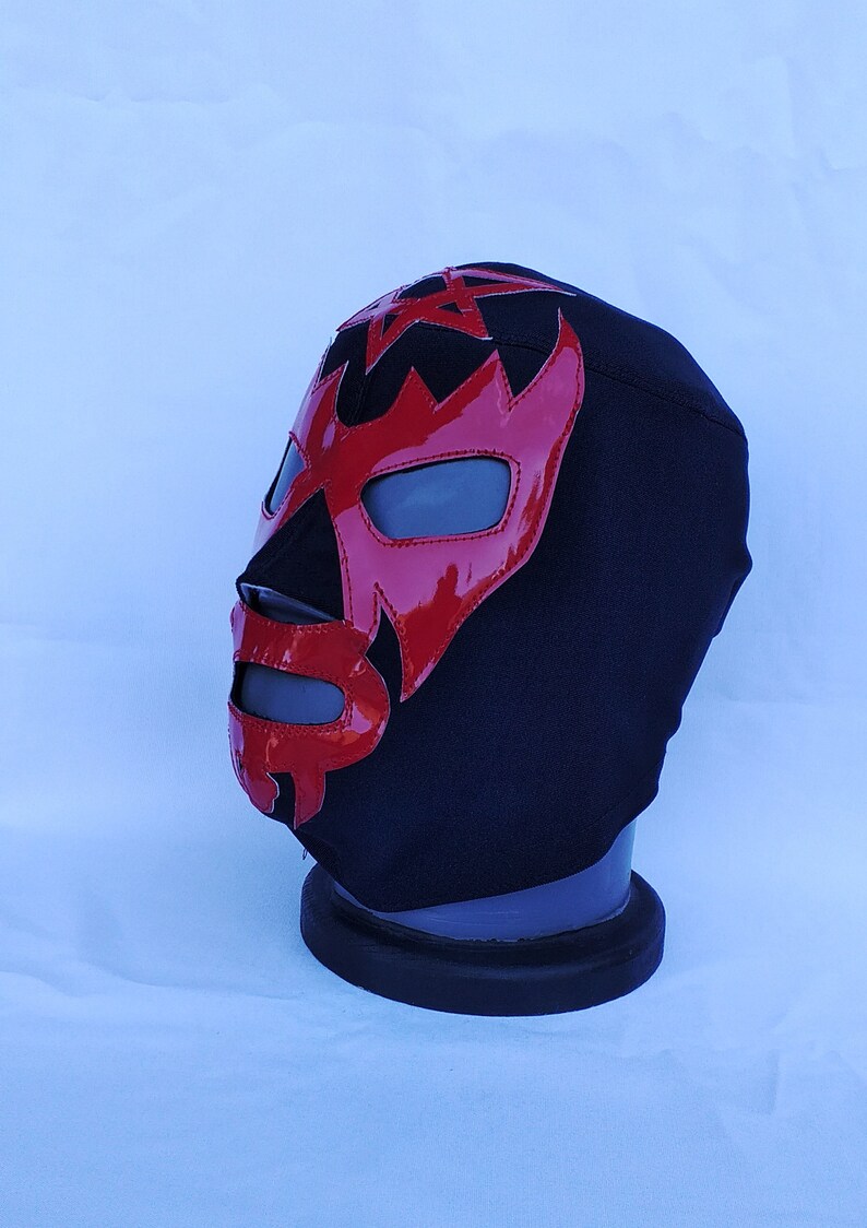 Satanic Wrestling Mask Luchador Mardi Gras Day of the Dead Halloween ...