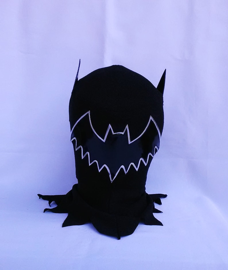 Dark Bat Wrestling Mask Luchador Horror Mardi Gras Day of the Dead ...