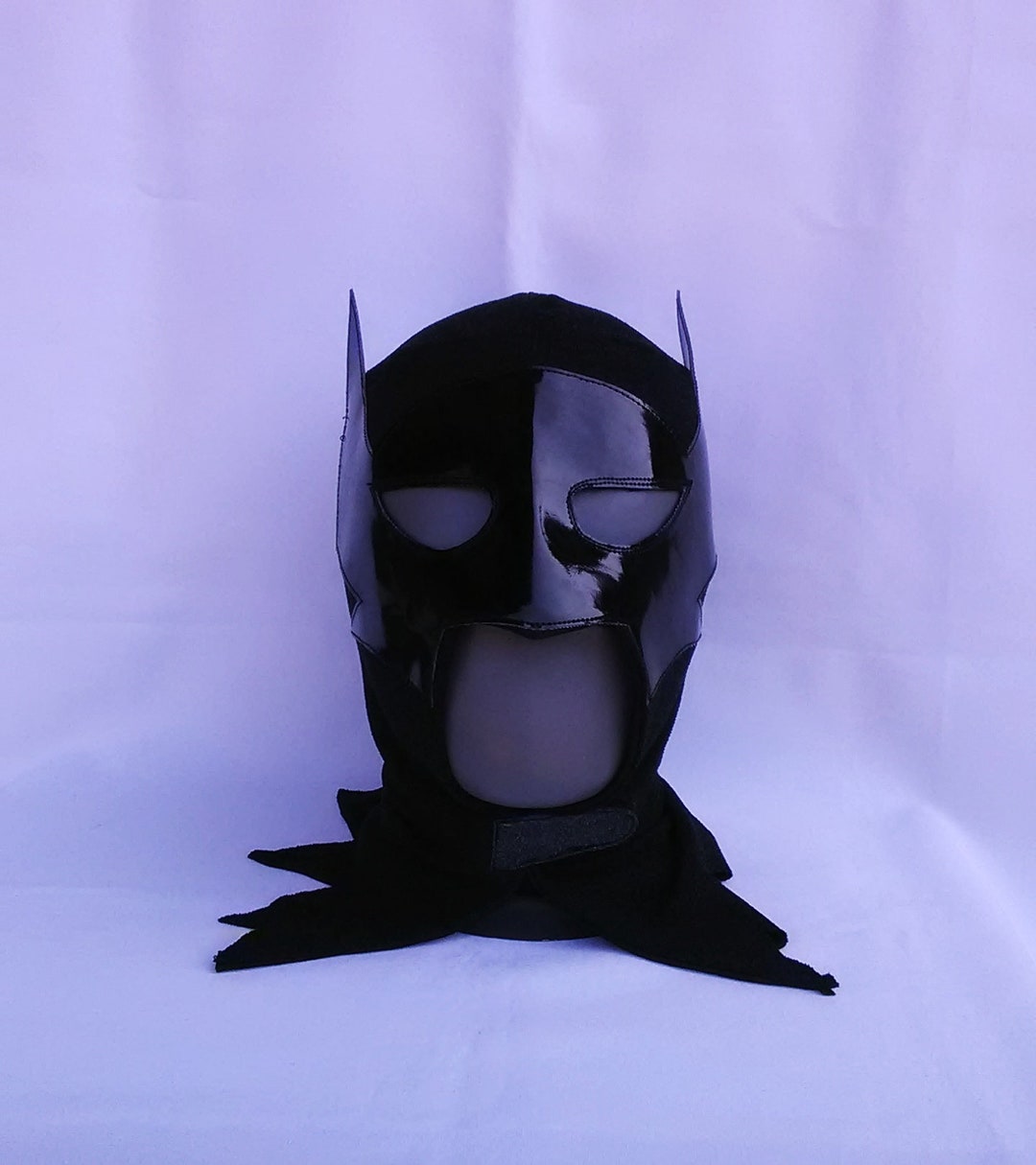 Dark Bat Wrestling Mask Luchador Horror Mardi Gras Day of the Dead ...