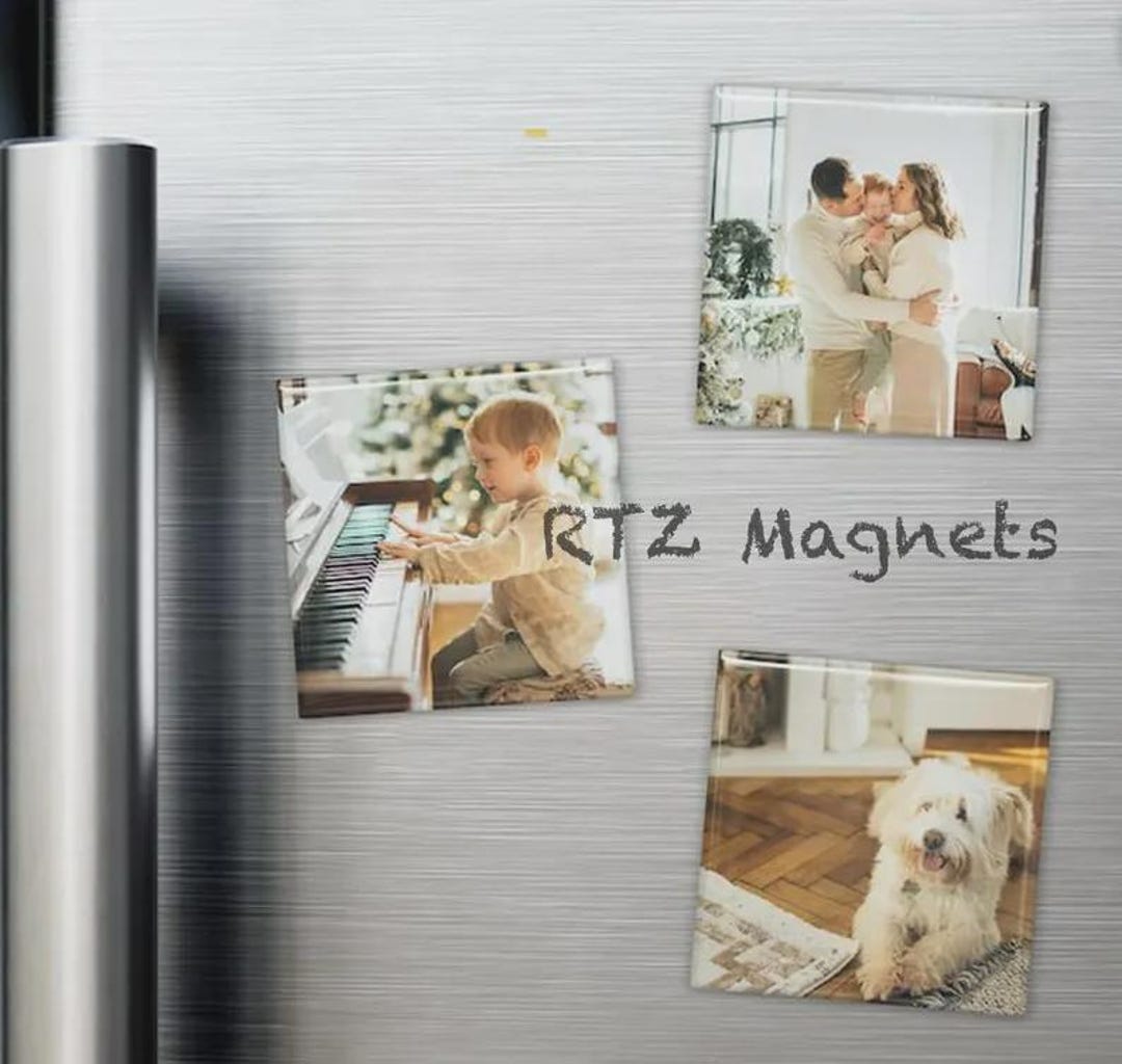 Custom Photo Fridge Magnets – Personalized Family Gift (2x2") - Etsy