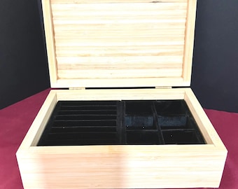 Bamboo Jewelry Box - Etsy