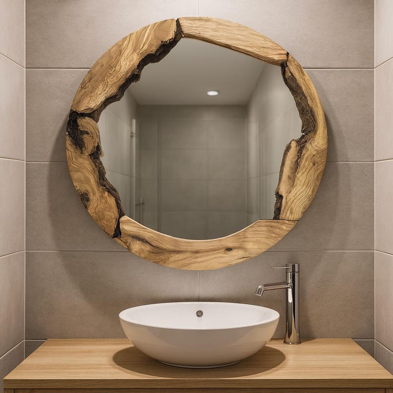 Live Edge Mirror - Etsy