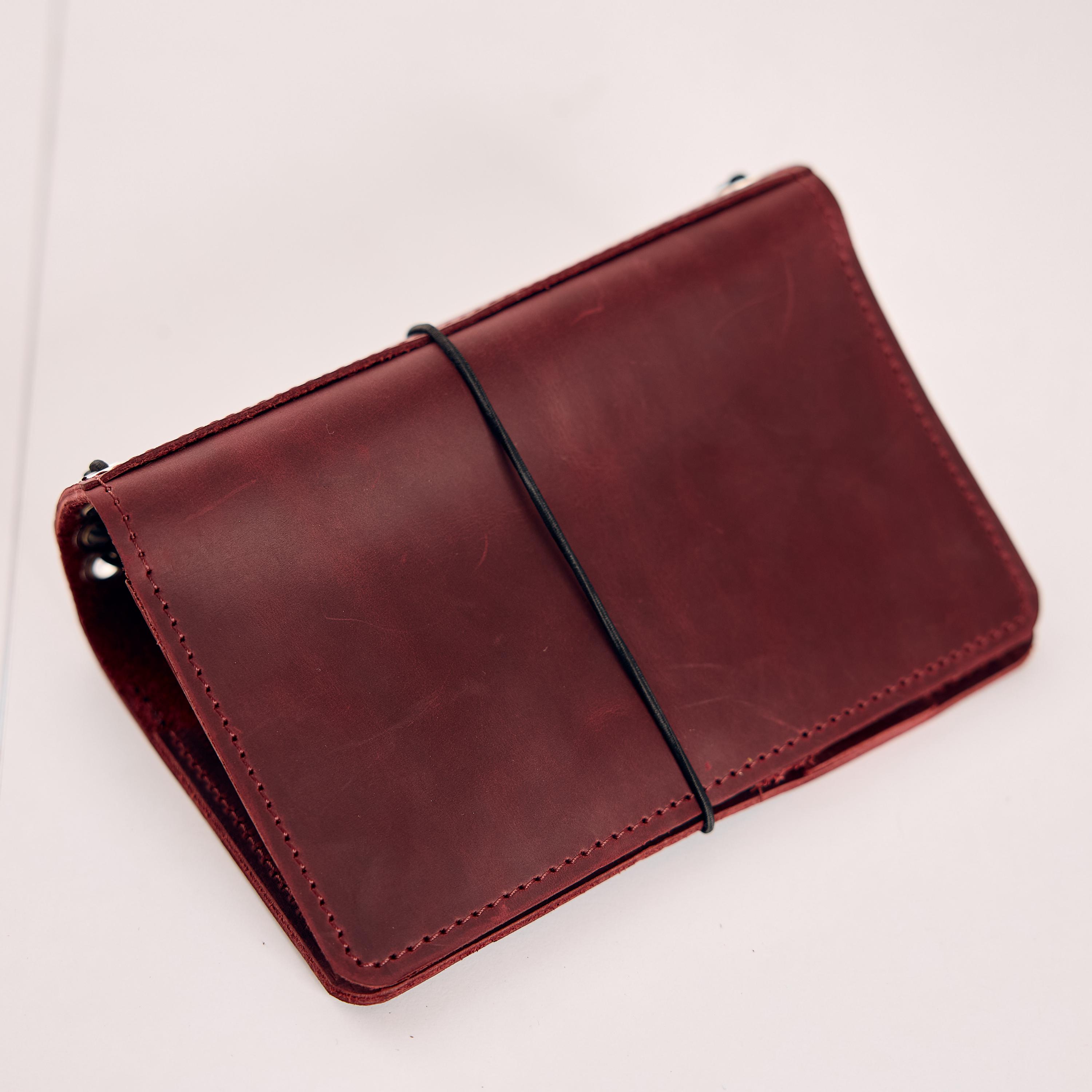 Personalized Leather Notebook Cover, Leather Notebook Case, Refillable ...