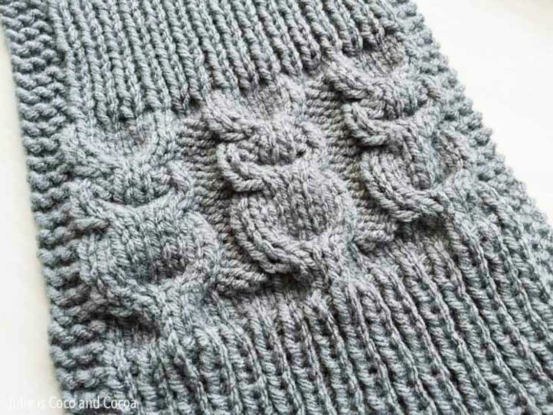 Owl Scarf Knit Pattern - Etsy