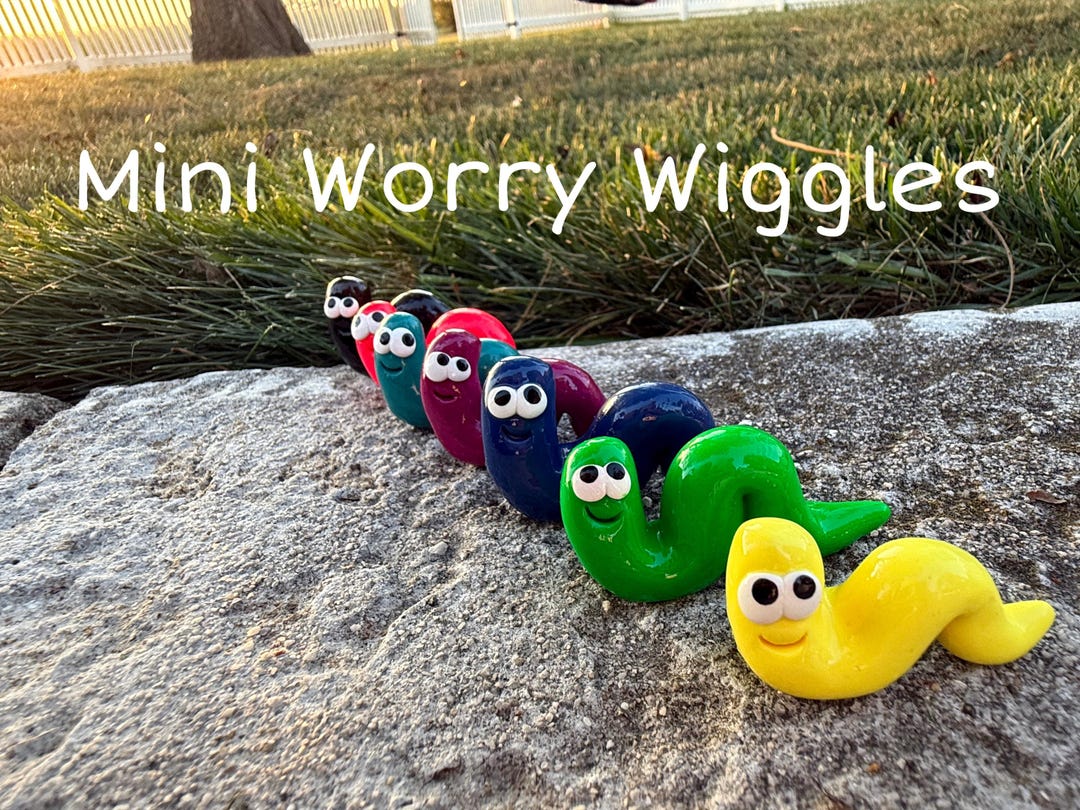 Worry Wally: Mini Worry Wiggle - Etsy