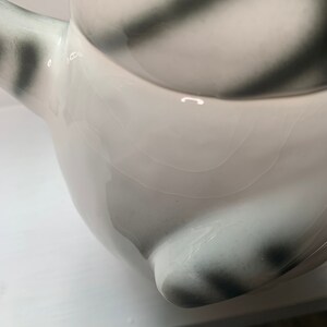 Lefton Striped Cat Teapot // Vintage Kitsch Kitten Porcelain Tea Pot - Etsy