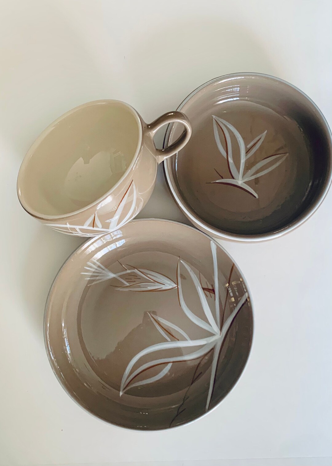 1960s Mid Century Breakfast Lunch Set // Winfield Desert Dawn Three ...