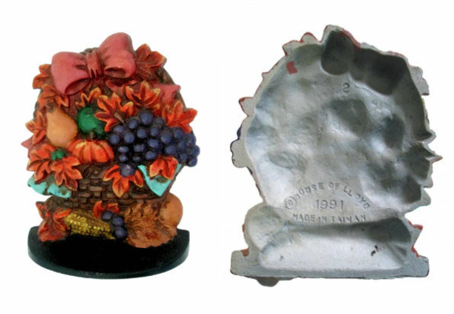 Cast Iron Autumn Basket Doorstop // 1991 House of Lloyd // | Etsy