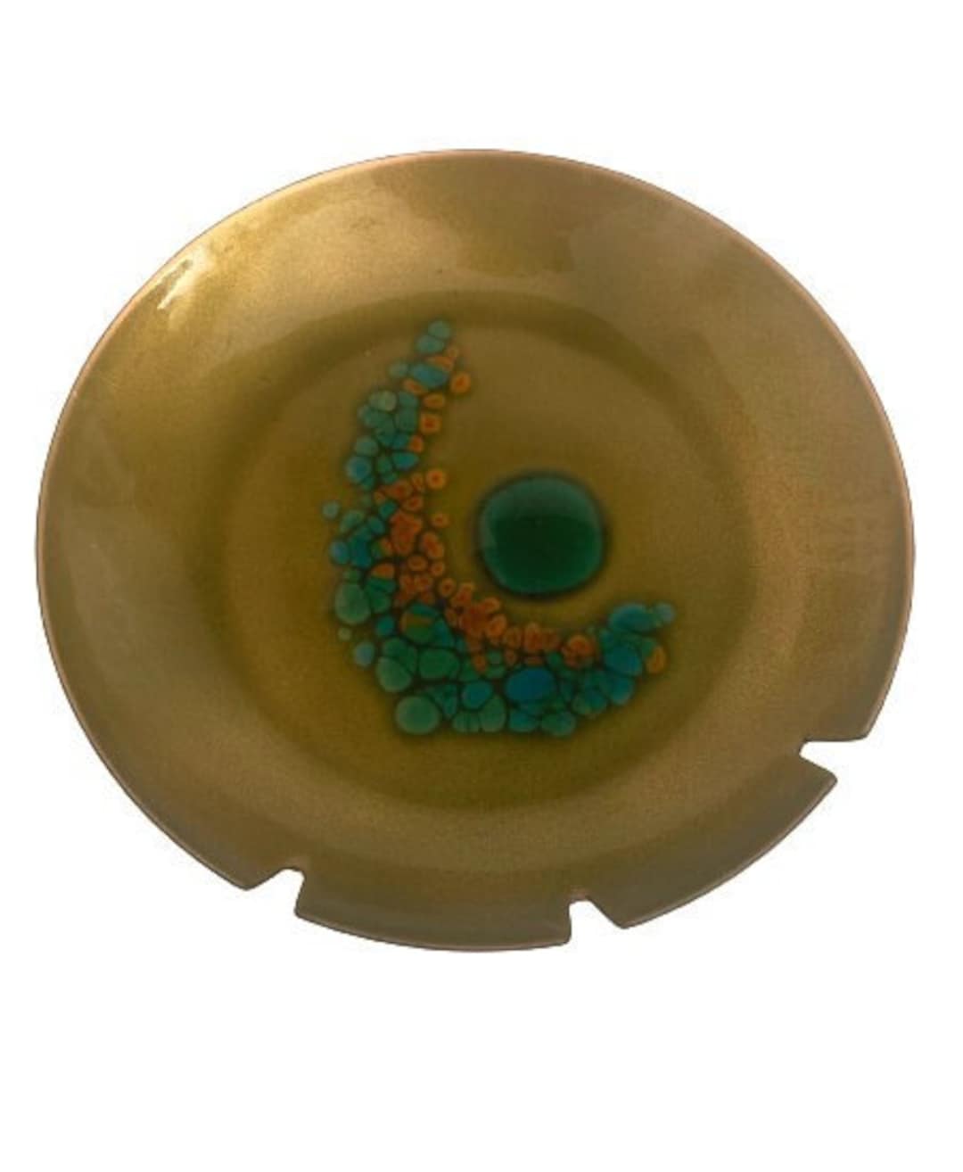 1970s Enamel Copper Art Bovano Ashtray - Etsy