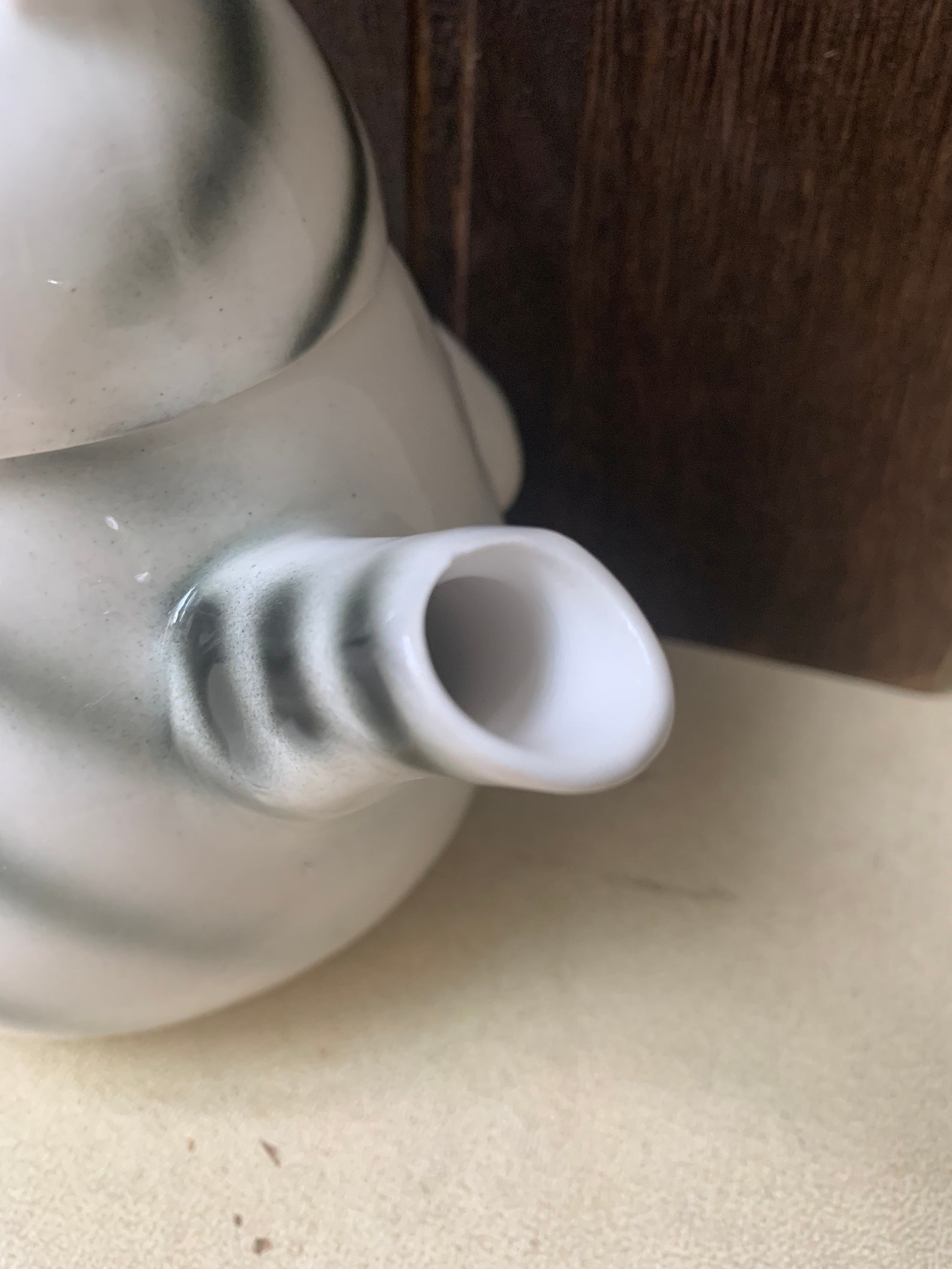 Lefton Striped Cat Teapot // Vintage Kitsch Kitten Porcelain | Etsy
