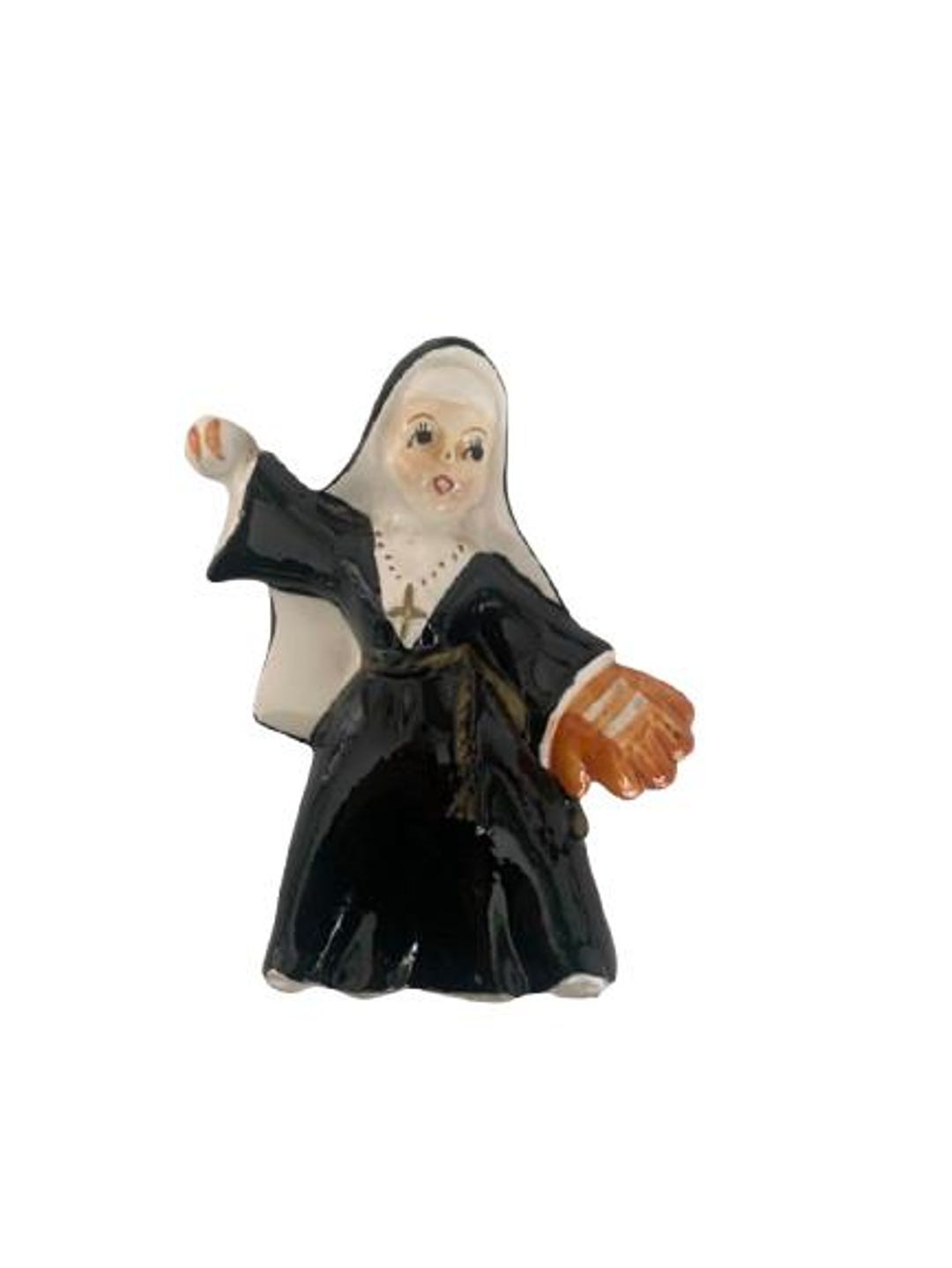 1950s Nun With Catchers Mitt Figurine Knick Knack Statue - Etsy