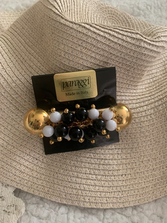 1990s Mob Wife Hair Barrette // Italian Made Hair Acc… - Gem