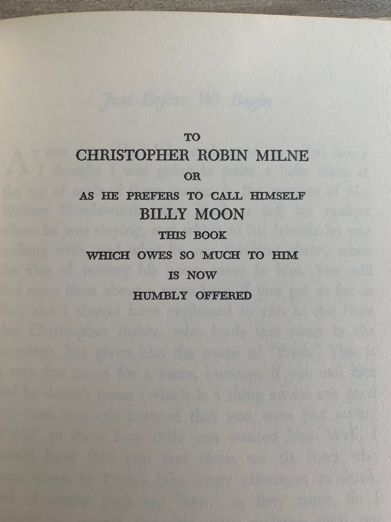 A. A. Milne 1950s Hardcover Book / When We Were Young - Etsy