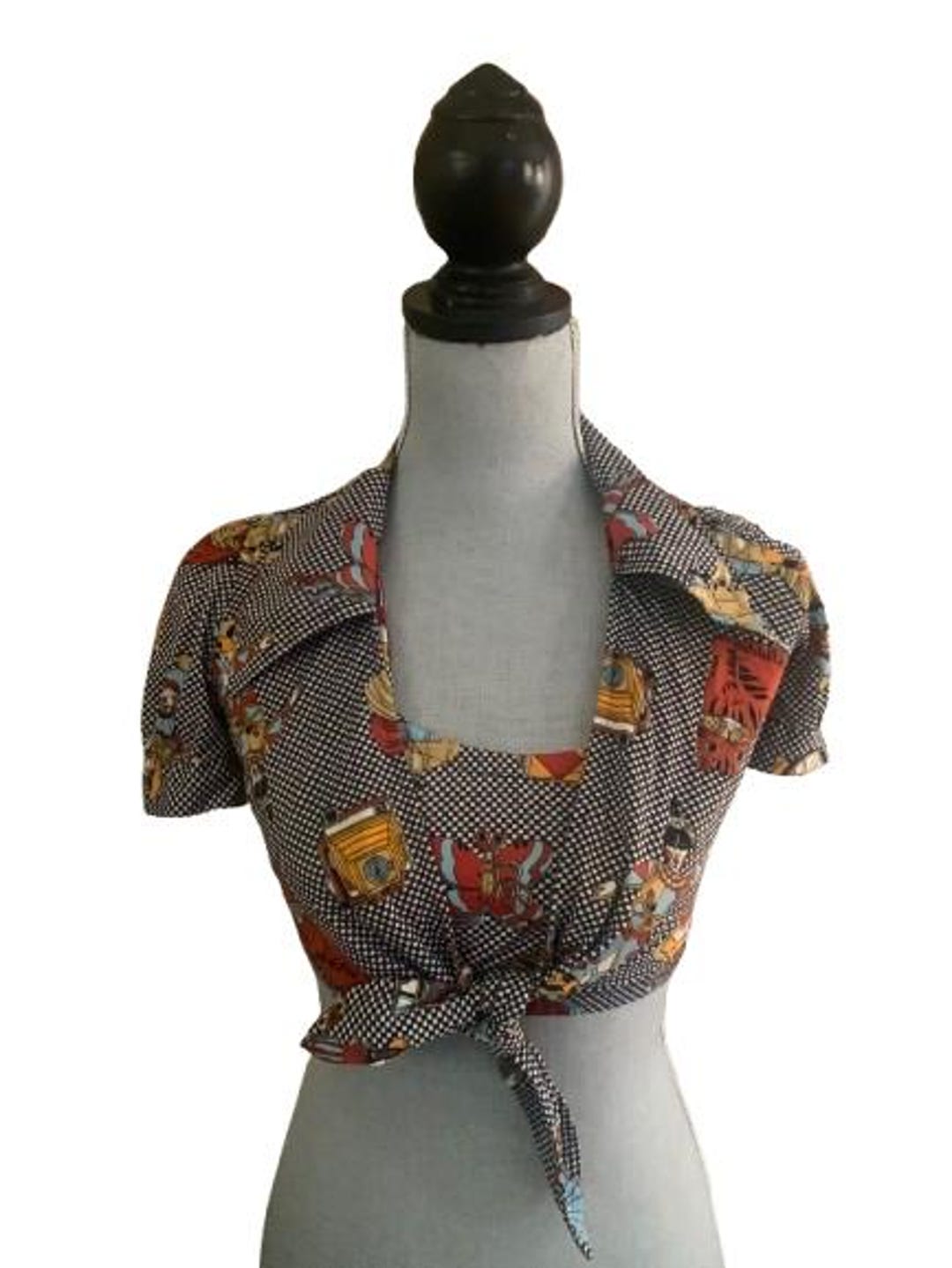 Rare Vintage Byer Halter Midriff Set XS - Etsy