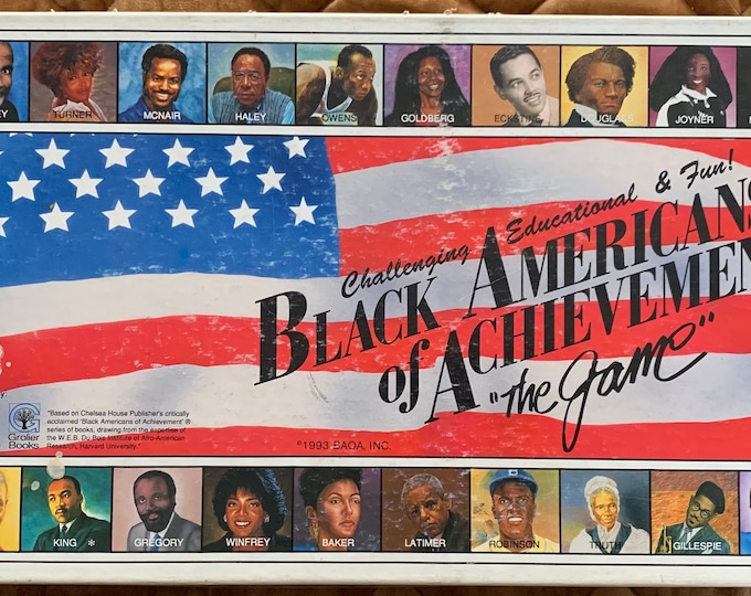 Black American Achievements Board Game // Black History Month - Etsy