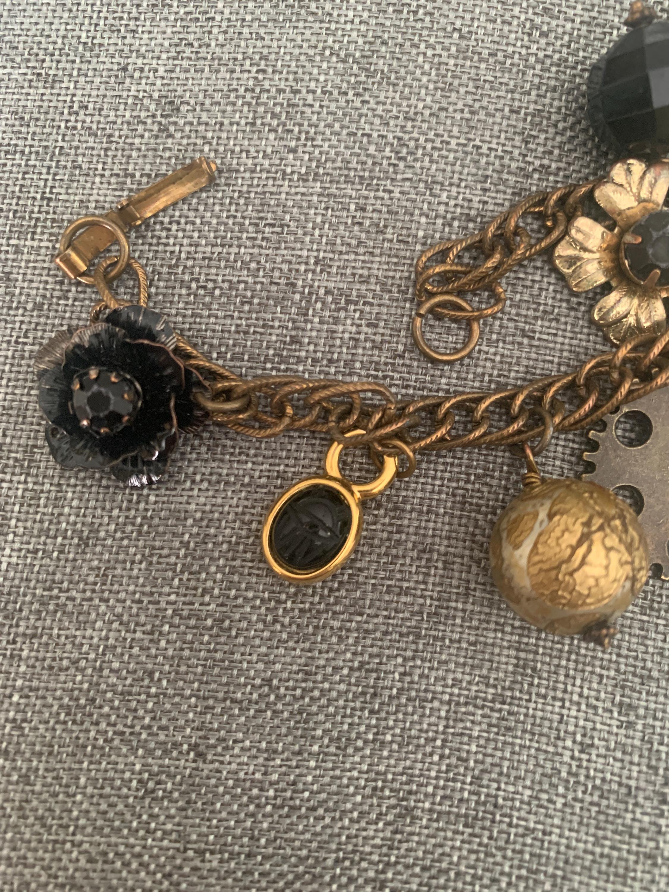 1970s MMA Egypt Charm Bracelet // Metropolitan Museum of Art NYC ...