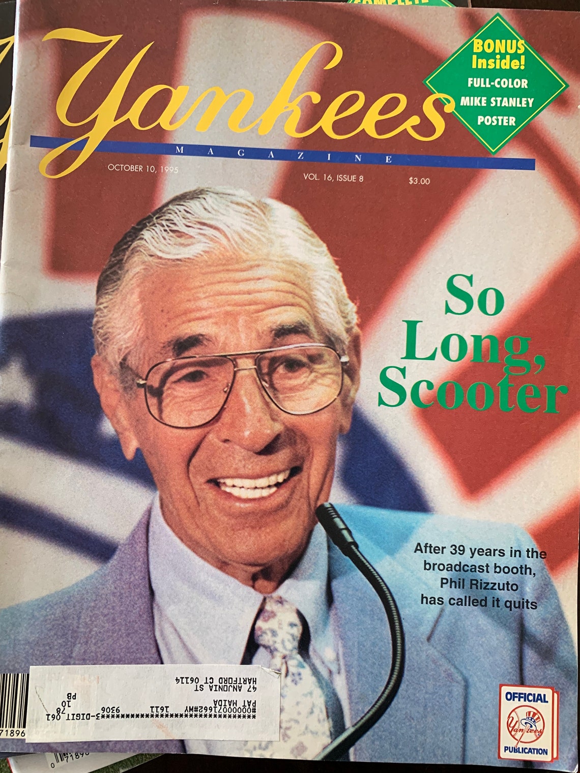 New York Yankees Magazines 1992-1995 | Etsy