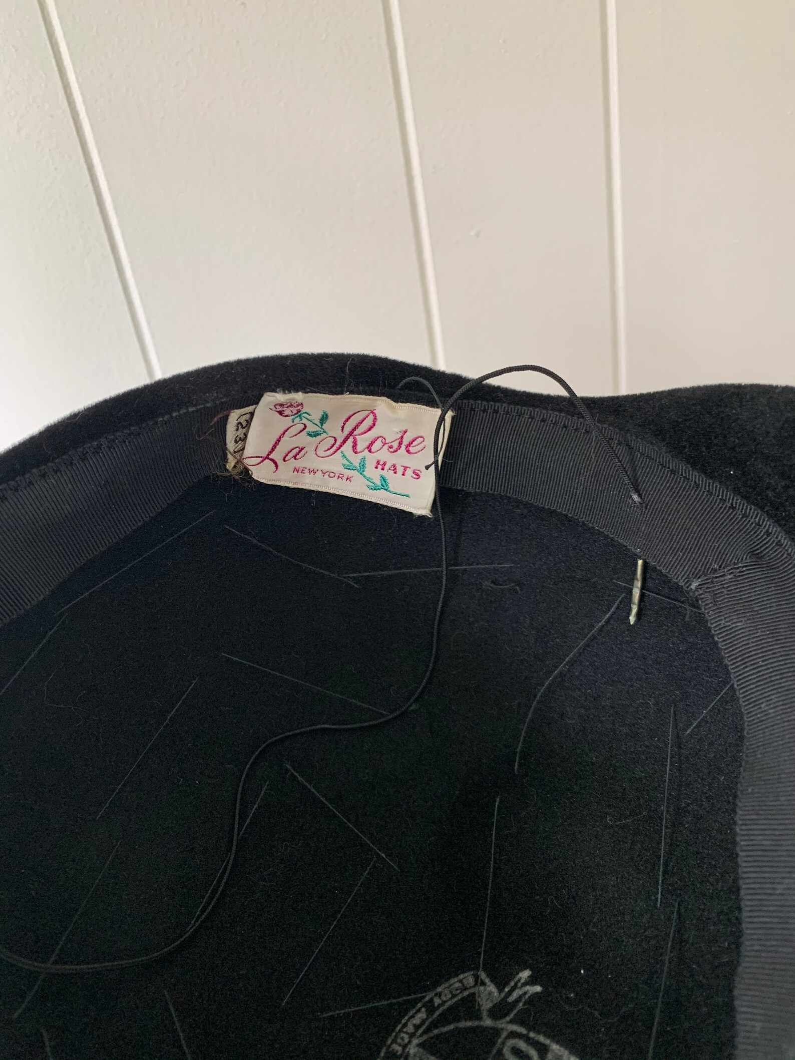 1940s La Rose Black Velvet Fascinator Hat - Etsy