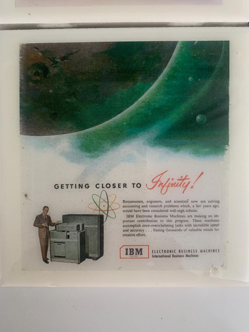 Vintage 1960s 1970s Advertisement Ceramic Tile Coasters Wall Tiles - Etsy