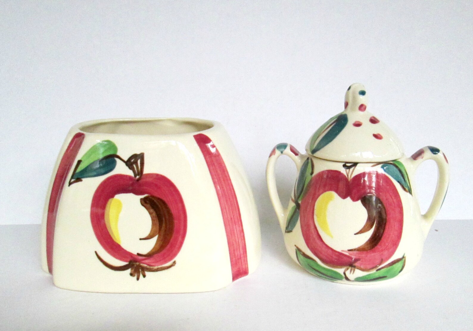 1940s Purinton Slip Ware Set / Vintage Farmhouse Cottage Ceramics - Etsy