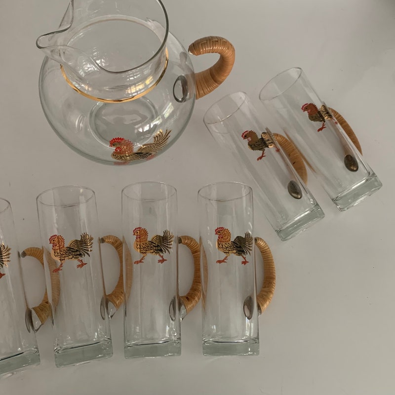 Wicker Pitcher - Etsy