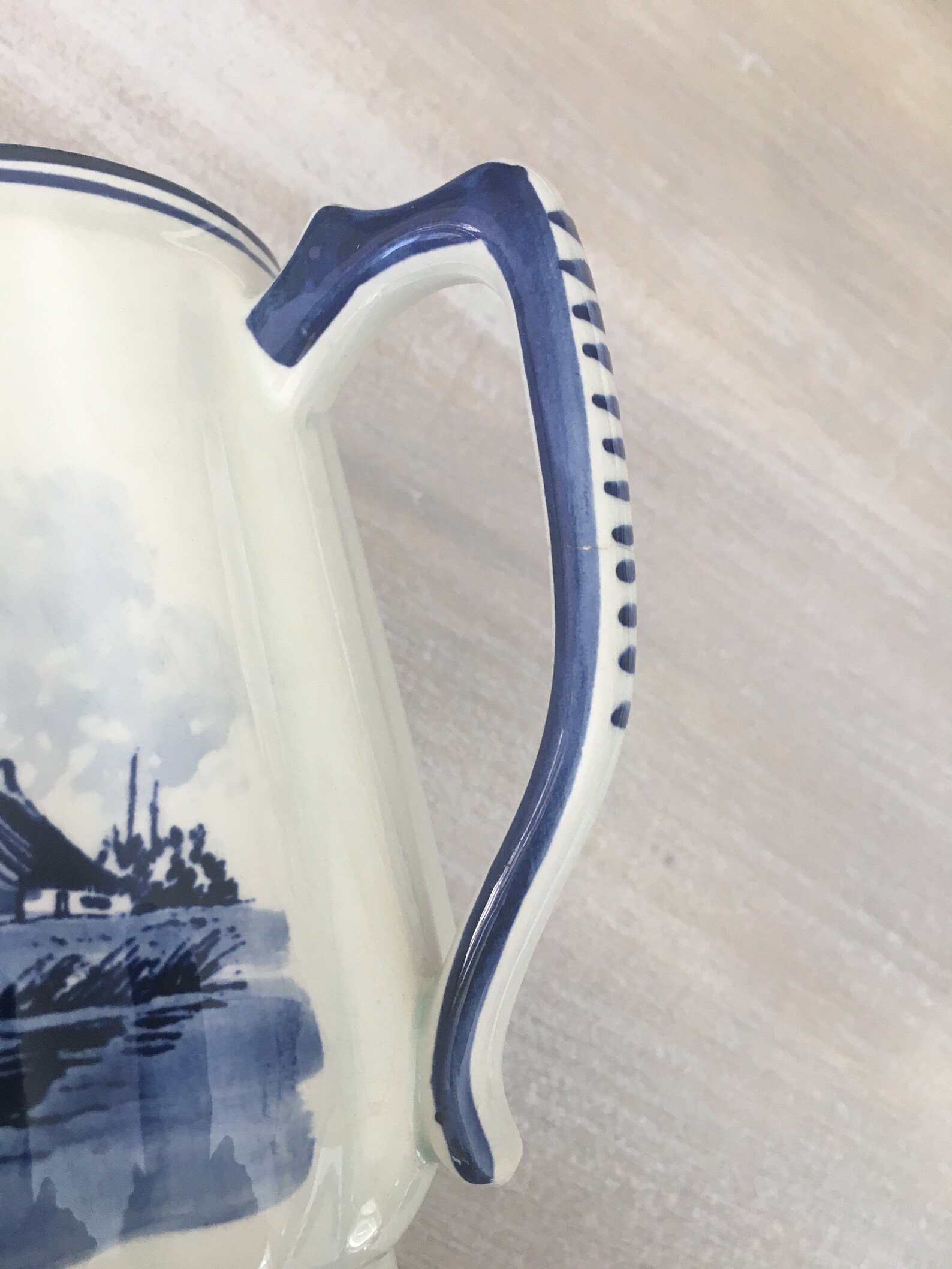 Delft Blue and White Ceramic Mug | Etsy