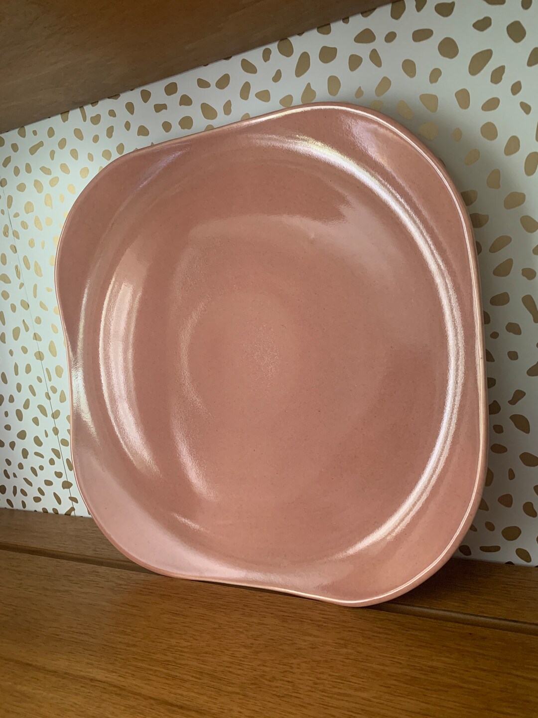 Pink Russell Wright Steubenville Platter // 1950s American Modern ...