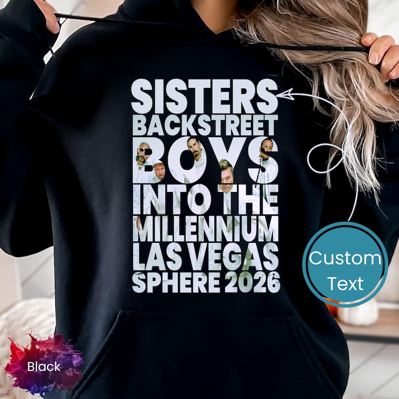 Custom Backstreet Boys Into the Millennium Las Vegas Sphere 2026 Shirt ...